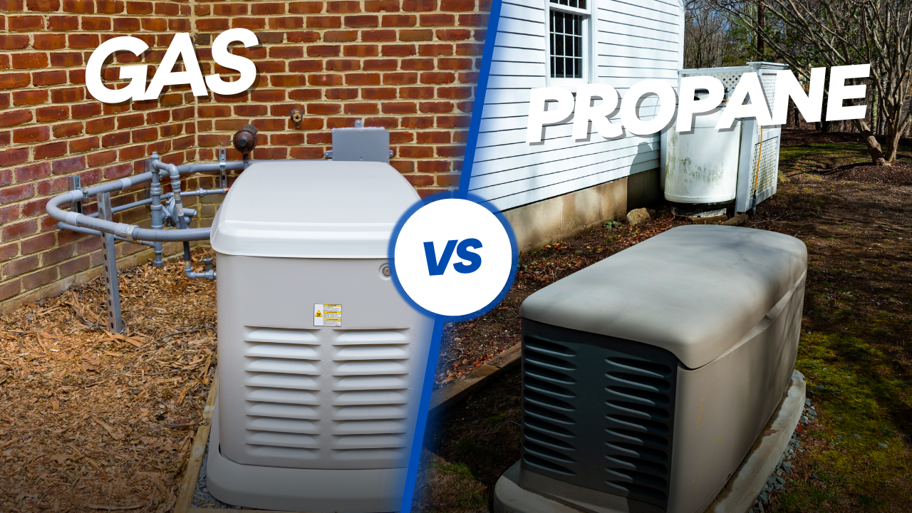 Gas vs Propane Generators in Houston